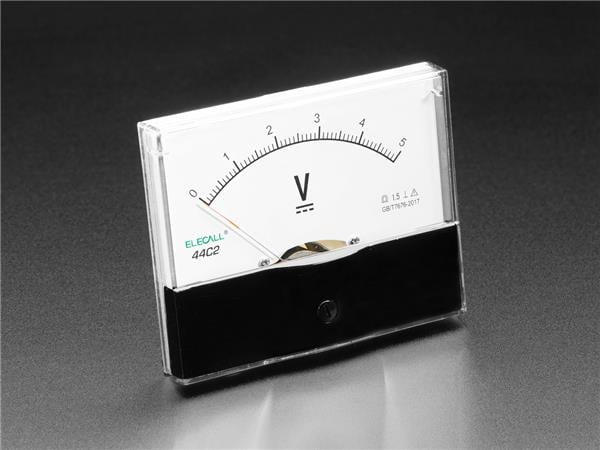 Large 5v Analog Panel Meter - 3990