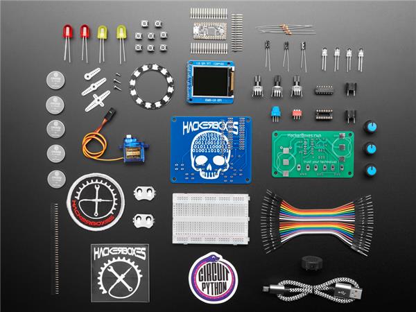 Hackerbox #0041 - Itsybitsy M4 + Circuitpython + Makecode Arcade - 4102