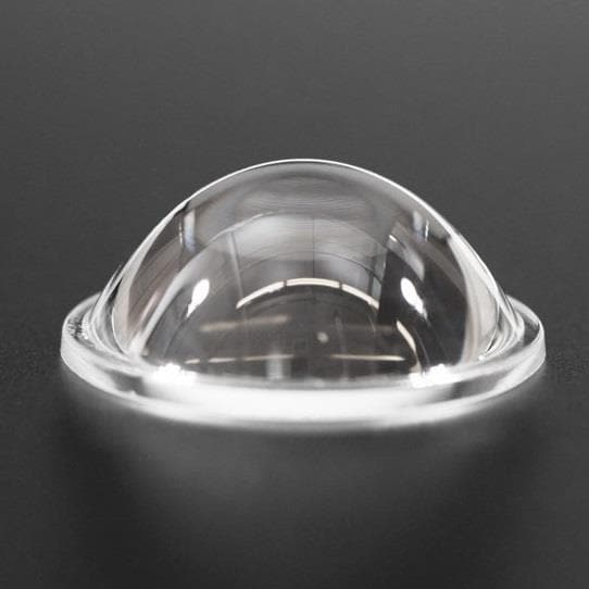 Convex Plastic Lens With Edge - 40mm Diameter - 3917