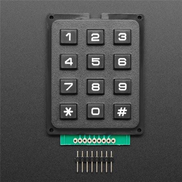 3x4 Matrix Keypad - 3845