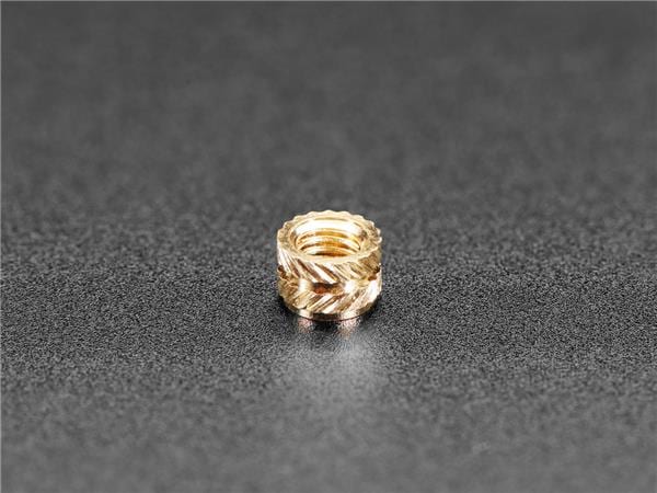 Brass Heat-set Inserts For Plastic - M3 X 3mm - 50 Pack - 4255