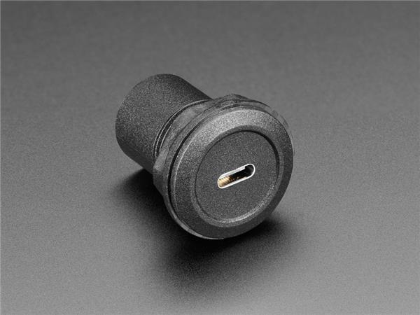 Usb C Jack To Usb C Jack Round Panel Mount Adapter - 4261