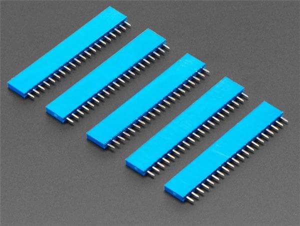 20-pin 0.1 Female Header - Blue - 5 Pack - 4156