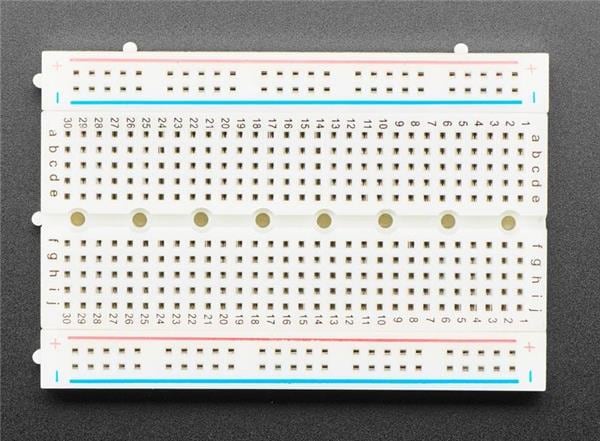 Half-size Breadboard With Mounting Holes - 4539