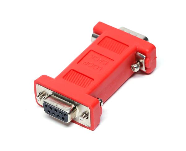 Adapter Loopback Male/female Red - JD2D3-CDL-A