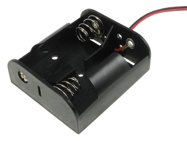 2 C Cells W/6" Lds - 12BH220-GR