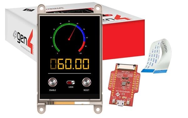 3.2" Gen4 Lcd Pack For Arduino Gen4-ib - gen4-uLCD-32DT-AR