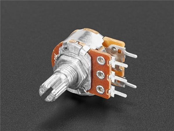 Panel Mount 10k Log Potentiometer - 3481