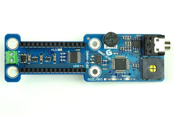 Mp3 Player Add-on For Arduino Nano - MP3-4NANO