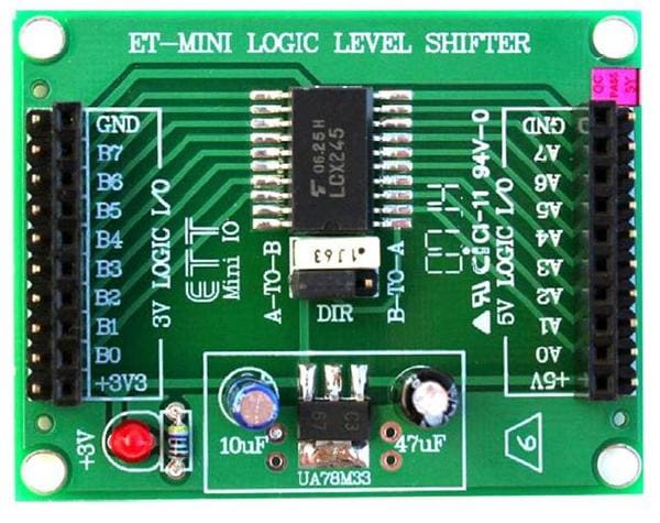 Mini +5v +3.3v Level Shifter - MR-MINI-LEVEL-SHIFTER