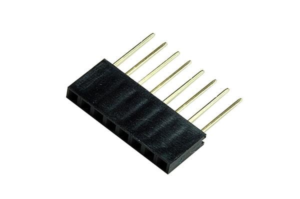 2.54mm (0.1") 8-pin Wire Wrap Fem Header - 8Fx1L-254mm