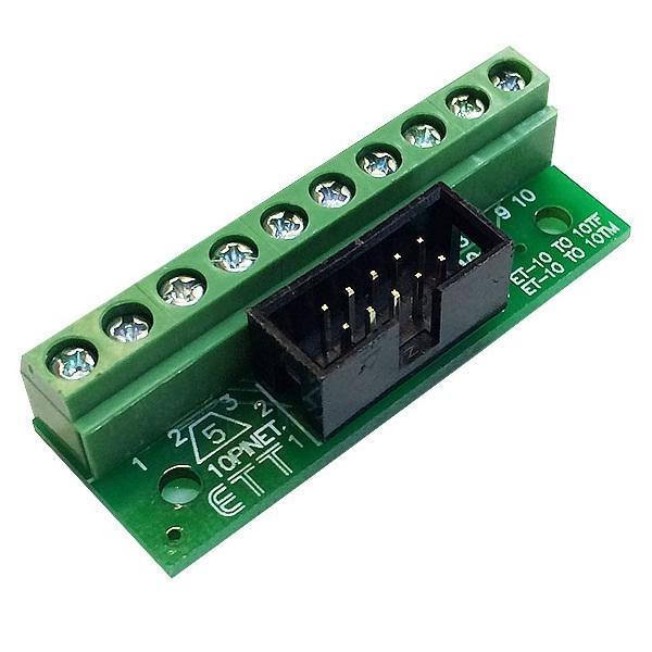 10-pin Male Header Breakout Board - 10MH-TERM