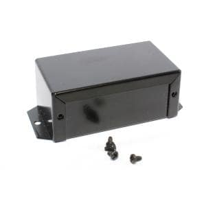Utility Enclosure - 4.0 X 2.2 X 1.6" - Aluminum Black W/ Flanges ...