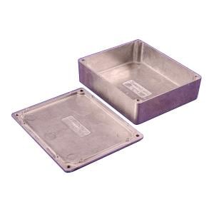 Diecast Aluminum Box 4.8x1.3x3.95"natural - 1550M