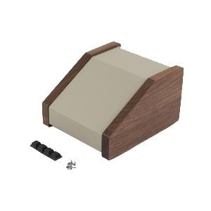 30 Degree Sloped Box 5.5x4x3" Walnutside - 1456CE3WHCWW