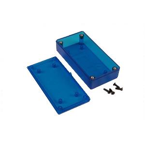Translucent Blue Box 3.9x2x0.8" Abs - 1591XXATBU