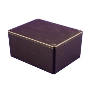 Diecast Aluminum Box 4.53x2.1x3.54" Black - 1550CBK
