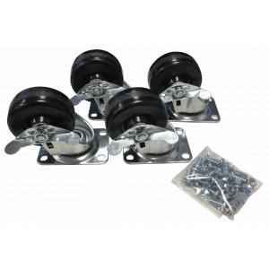 Lock Casters, Set 4 1050lbs Weight Limit - 1425BHLOCK