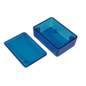 Translucent Blue Box 1.97x1.38x0.79" - 1551GTBU