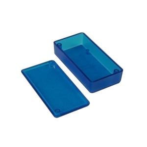 Translucent Blue Box 3.15x1.58x0.79" - 1551KTBU