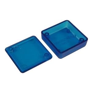 Translucent Blue Box 1.58x1.58x0.59" - 1551QTBU