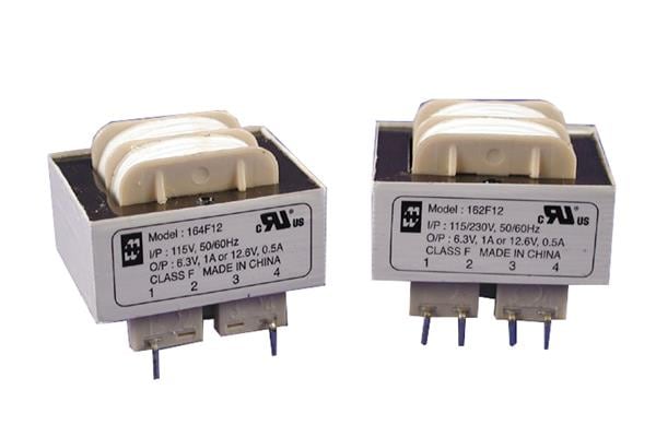 Transformer, Low Volt Pcb Mount, Low Profile, 115v, 2.4va, 16v C.t ...