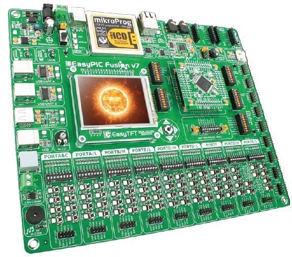 Easypic Fusion V7 Dspic33 Pic24 Pic32 - MIKROE-1205
