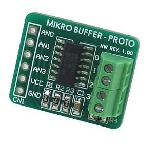 Mikrobuffer Mcp6284 Proto Adapter Board - MIKROE-324