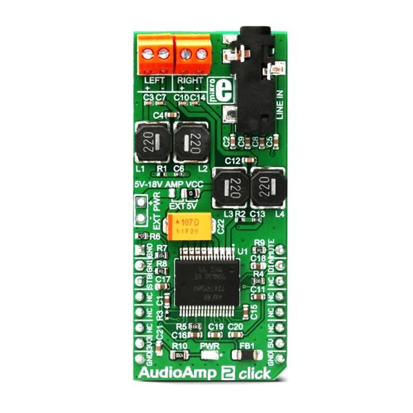 Audioamp 2 Click - MIKROE-3077