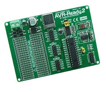 Avr Ready2 28 Pin Prototype Board - MIKROE-417