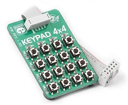 Keypad 4x4 Adapter Board - MIKROE-86