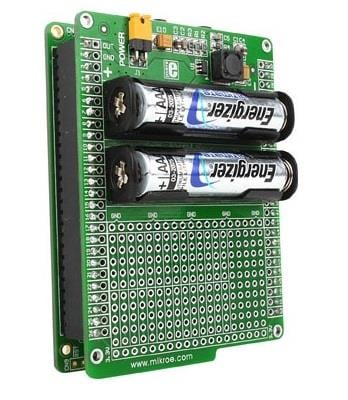 Battery Boost Shield Adapter Board - MIKROE-712