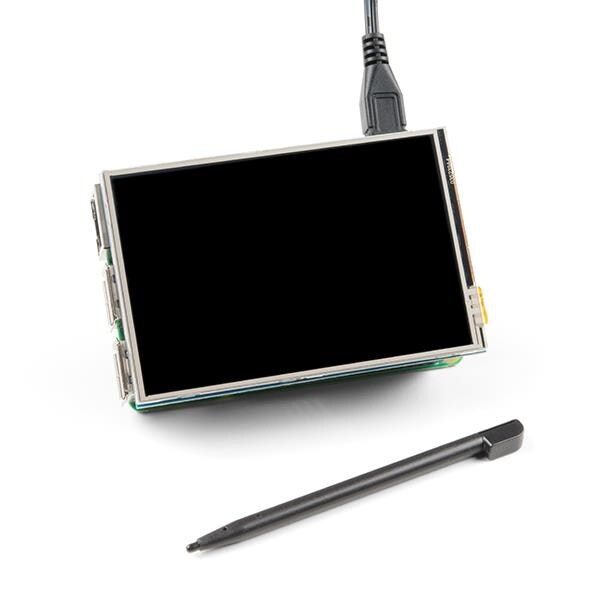 Lcd Touchscreen Hat For Raspberry Pi - Tft 3.5in. (480x320) - LCD-14776