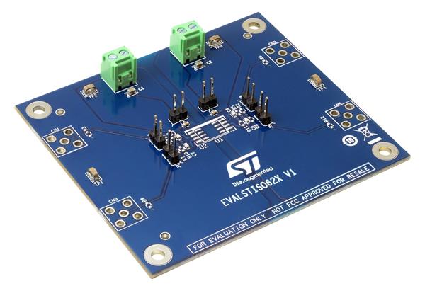 Dual Channel Digital Isolator Evaluation Board - EVALSTISO62XV1