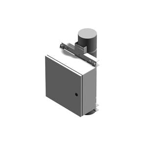 Pole Mount Horizontal Steel Channel (qty 2) - Steel/gray - PMH25GY