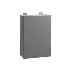 N12 Lg Jic Encl W/panel - 20 X 16 X 9 - Steel/gray - 1418JC9