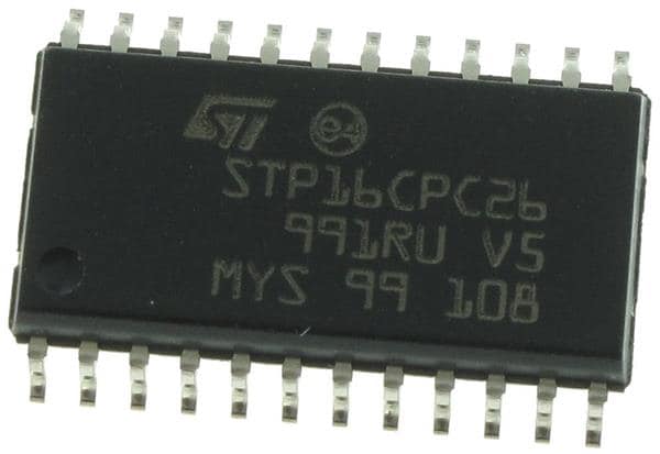 Lv 16-bit Led Driver 5ma To 90ma 30mhz - STP16CPC26MTR