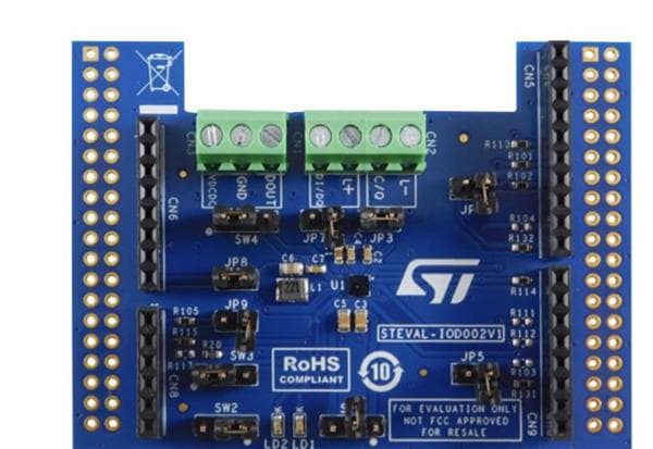 Dual Channel Io-link Device Expansion Board Based On L6364w For Stm32 Nucleo - STEVAL-IOD002V1
