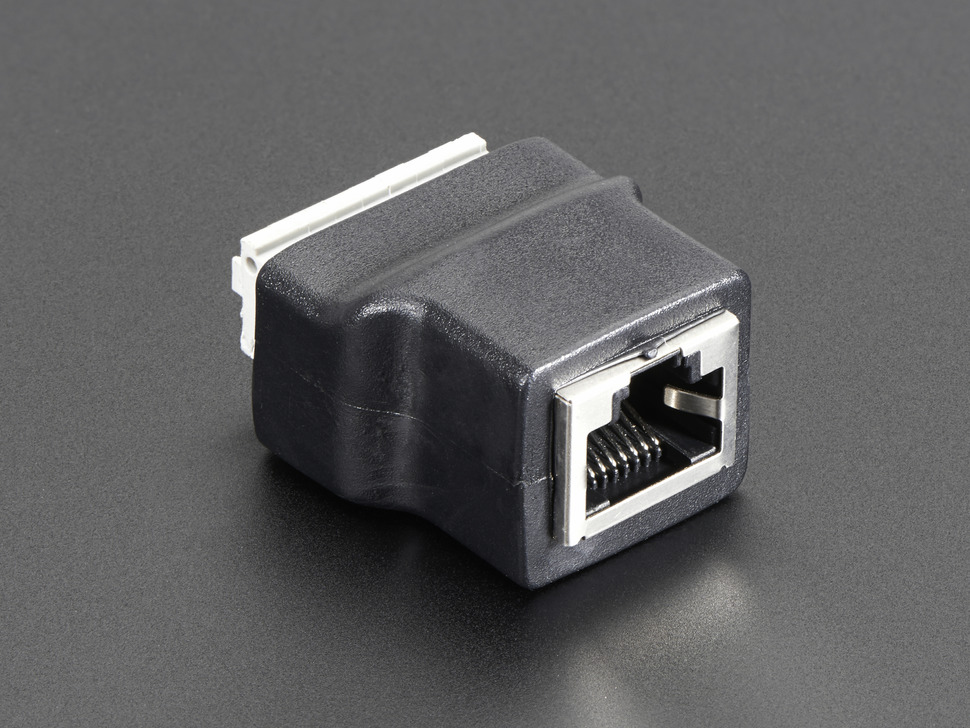 Ethernet Rj45 Female Socket Push-terminal Block - 2912