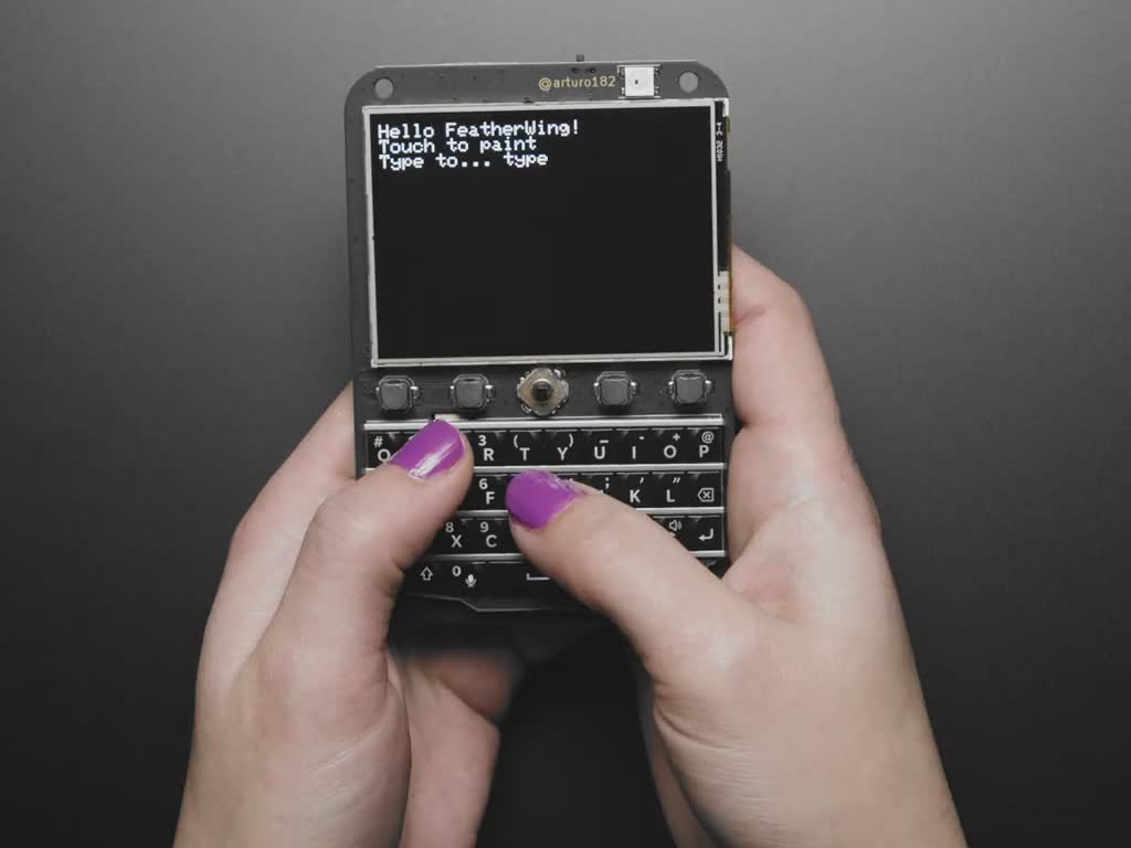 Keyboard Featherwing - Qwerty Keyboard + 2.6 Lcd - 4818