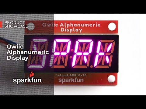 Sparkfun Qwiic Alphanumeric Display - White - COM-18565