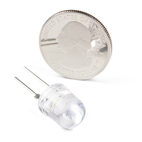 Super Bright Led - White 10mm - COM-11118