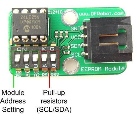 Eeprom Data Storage Module For Arduino - DFR0117