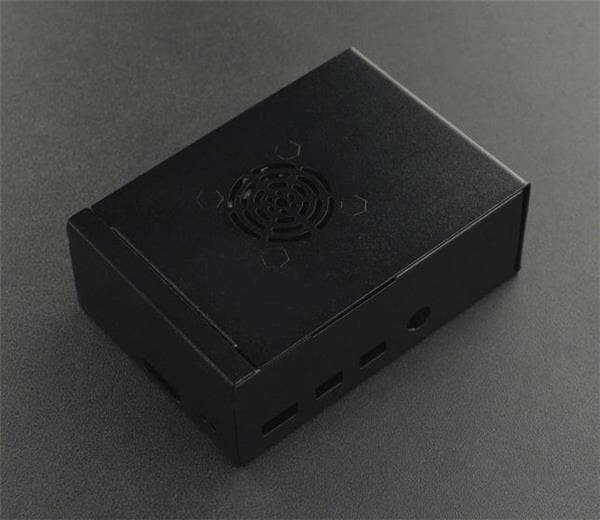 Metal Case With Heatsink & Fan For Raspberry Pi 4 Model B - FIT0646
