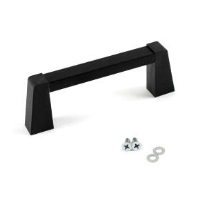Handle, 4" Centers 1.64"h, Black - 1427SBB