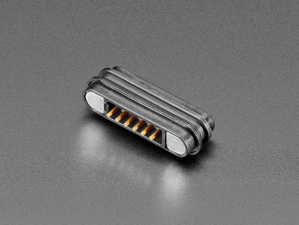 Diy Magnetic Connector - Straight 6 Contact Pins - 2.2mm Pitch - 5467