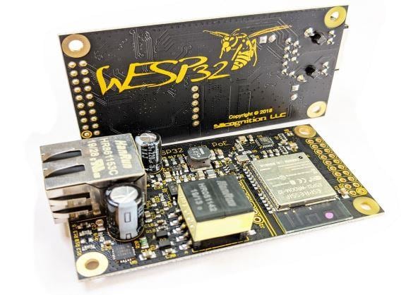 Poe Esp32 Module Wesp32 Rev 7 With Rtl8201fi, 16mb Flash And 13w Power ...