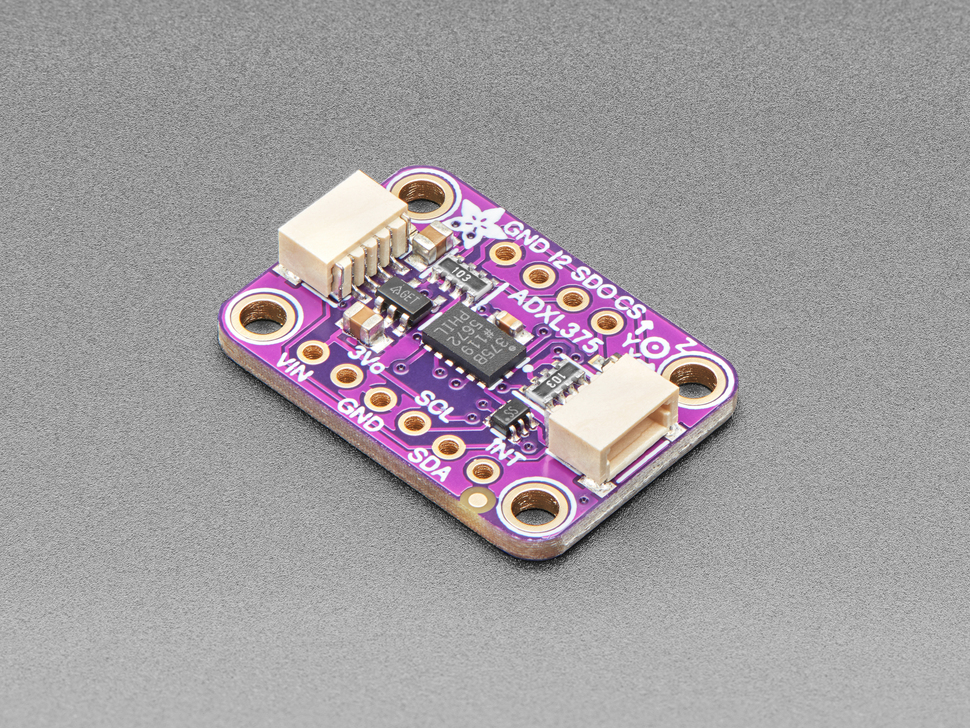 Adxl375 - High G Accelerometer (+-200g) With I2c And Spi - Stemma Qt ...