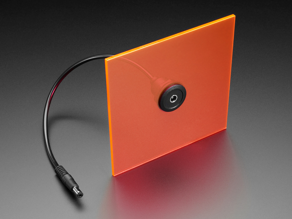 Round Panel Mount 5.5mm/2.1mm Dc Barrel Jack Extension Cable - 30cm ...