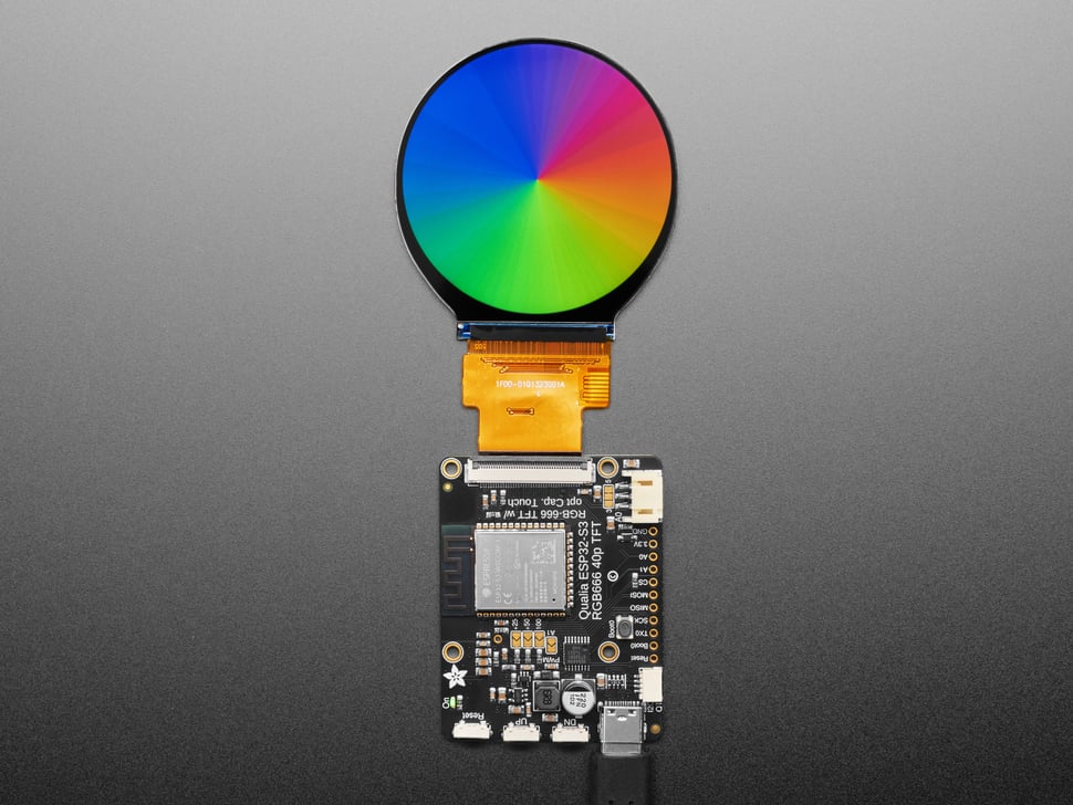 Round Rgb Ttl Tft Display - 2.1 480x480 - No Touchscreen - Tl021wvc02-b1323b - 5806